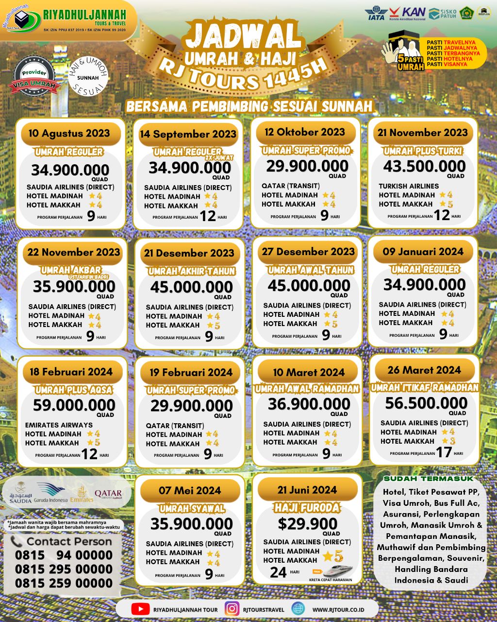 Riyadhuljannah Tours & Travel | Sahabat Ibadah Anda