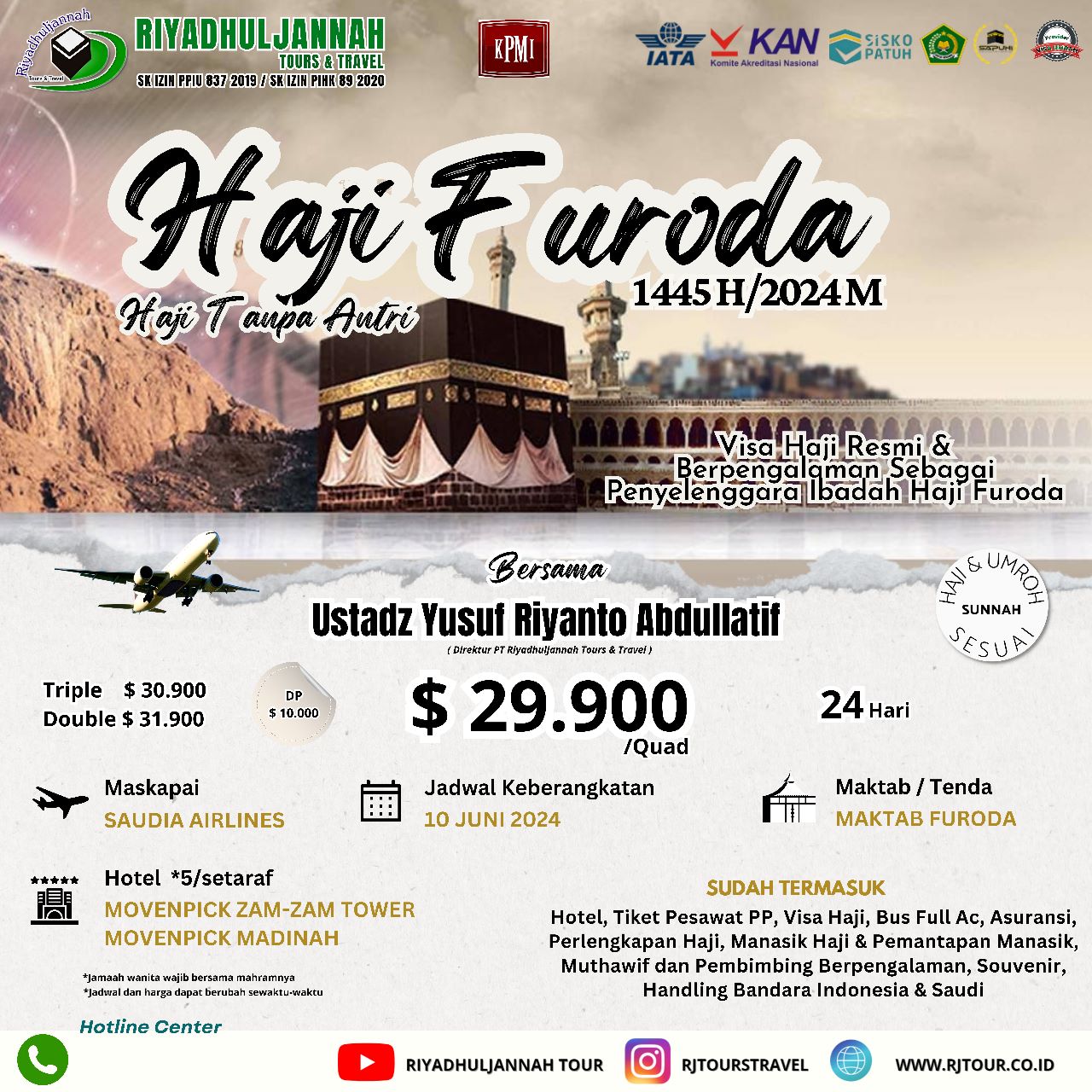 Riyadhuljannah Tours & Travel | Sahabat Ibadah Anda
