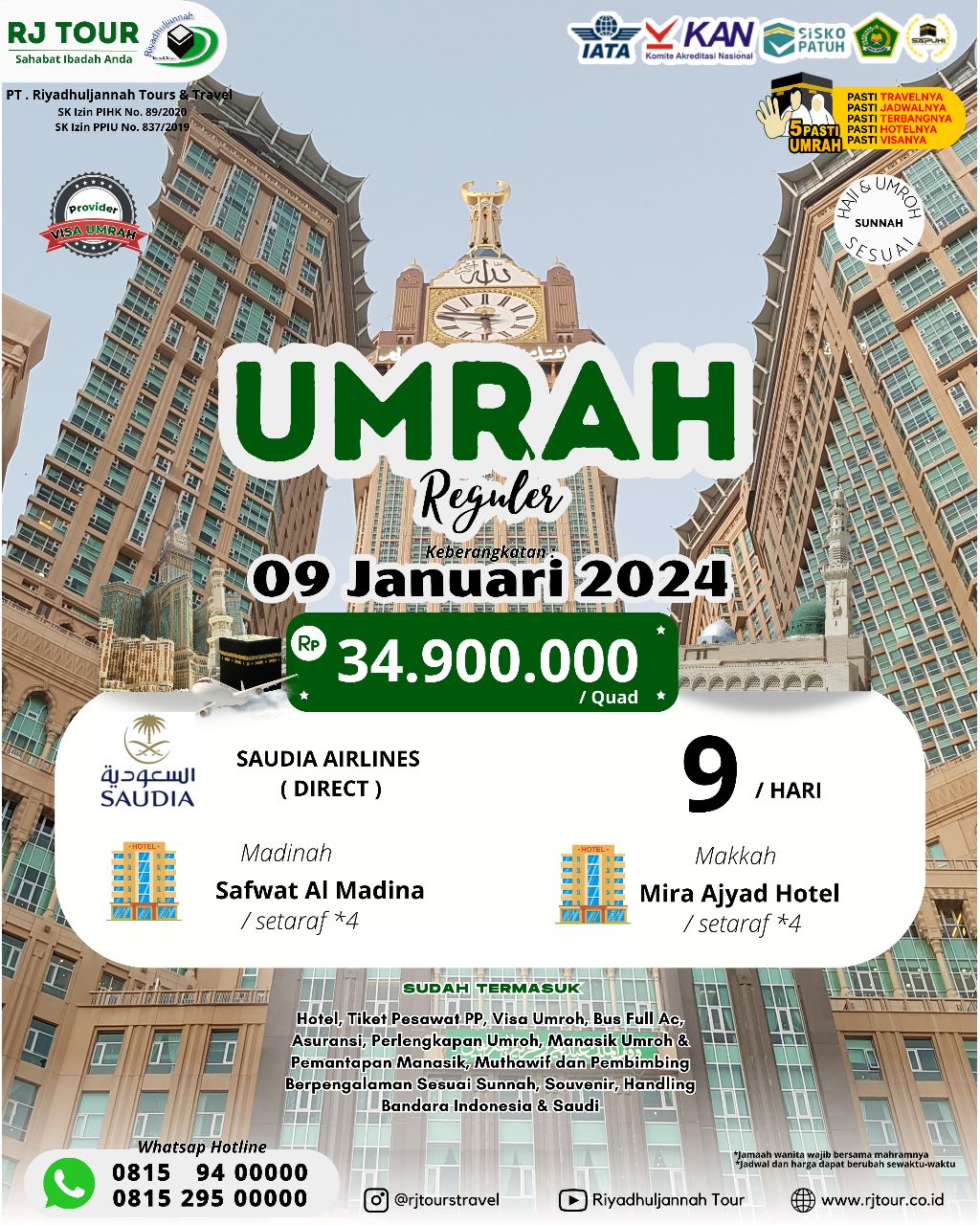 Riyadhuljannah Tours & Travel | Sahabat Ibadah Anda