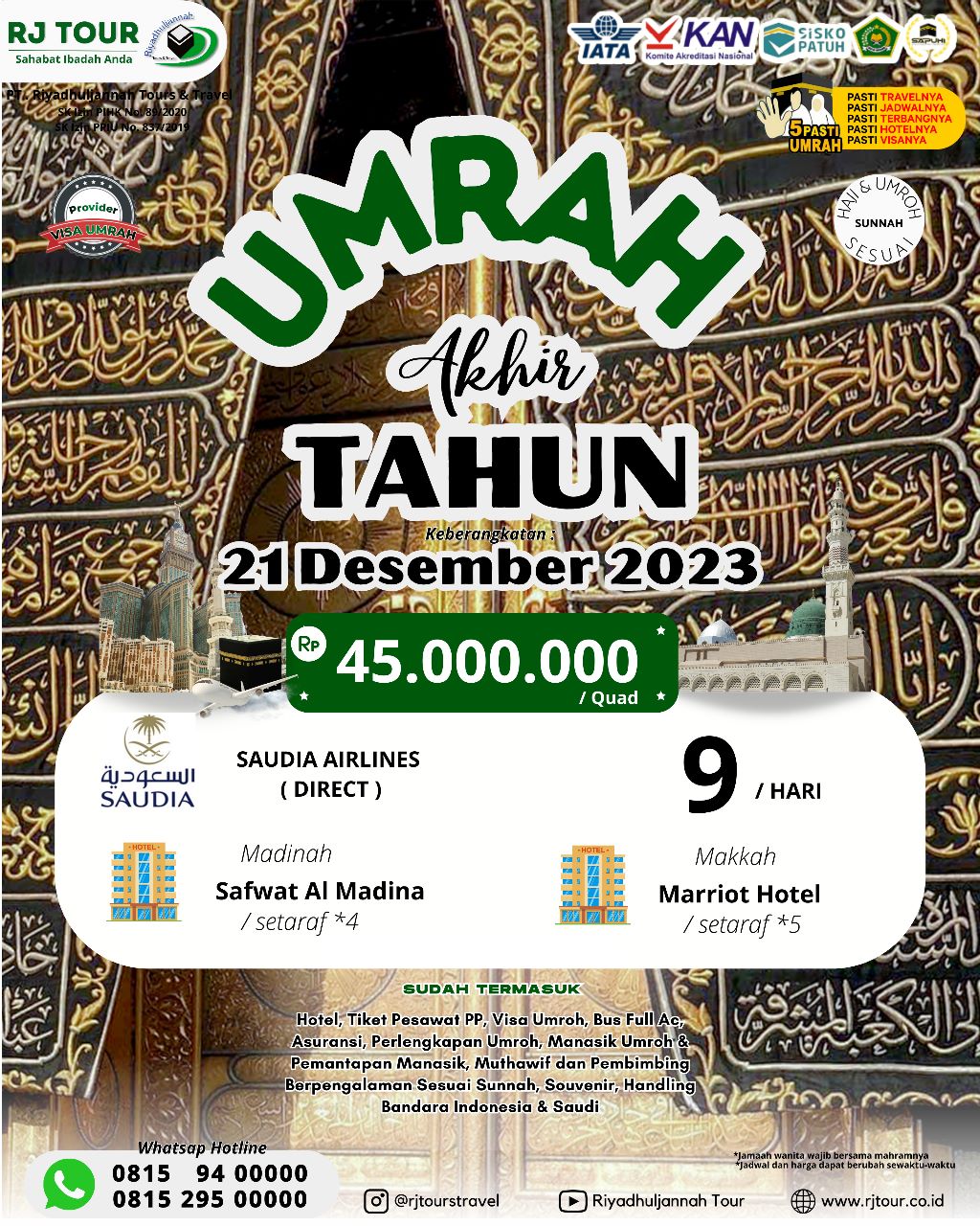 Riyadhuljannah Tours & Travel | Sahabat Ibadah Anda