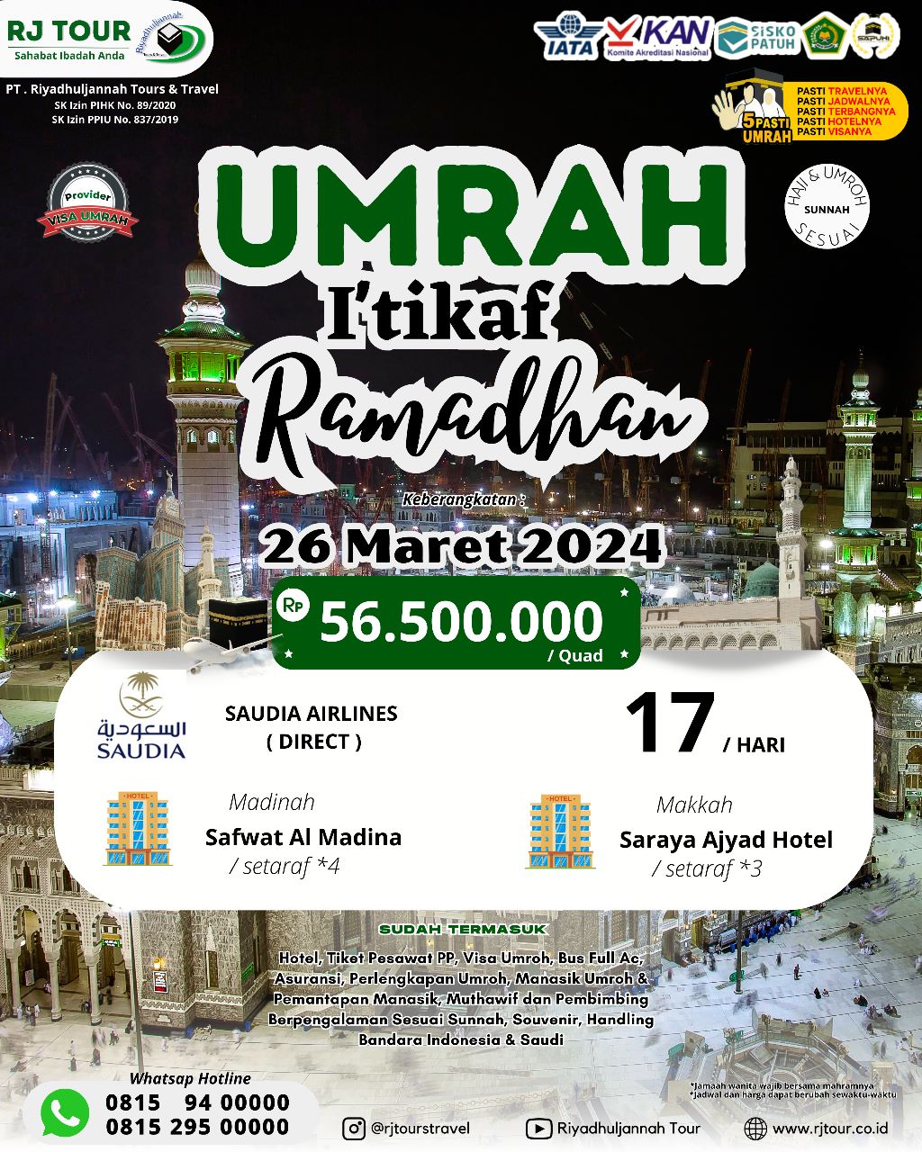 Riyadhuljannah Tours & Travel | Sahabat Ibadah Anda