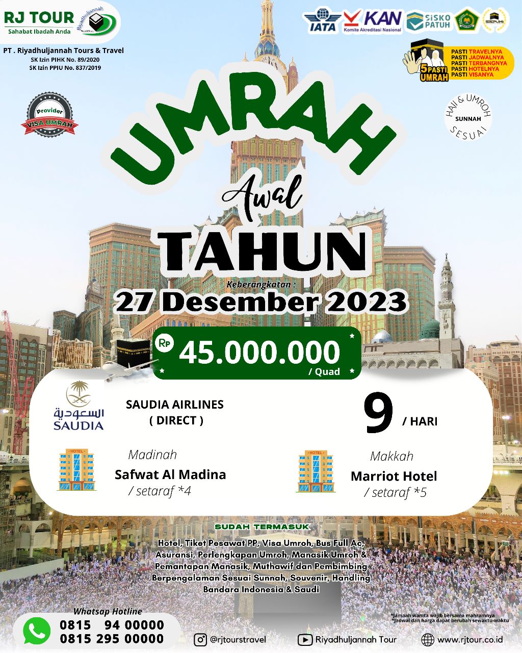 Riyadhuljannah Tours & Travel | Sahabat Ibadah Anda