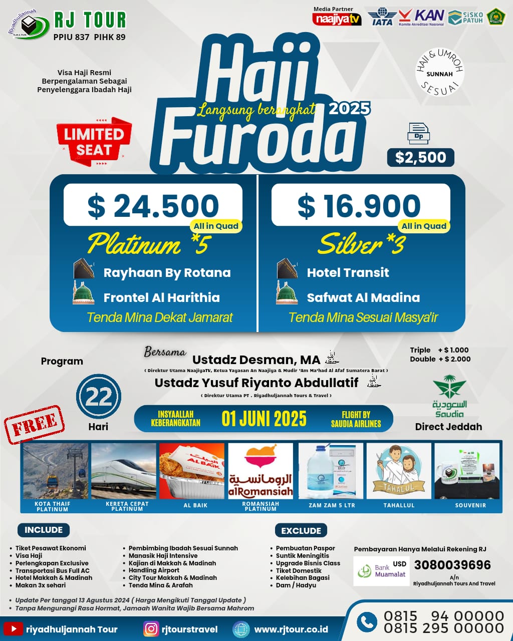 Riyadhuljannah Tours & Travel | Sahabat Ibadah Anda